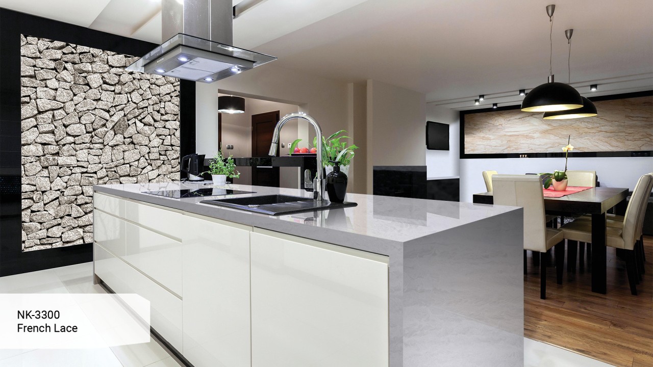 Акриловый камень NEOMARM NK 3300 French Lace купить недорого в Казахстане | Цена в INTERSTONE ...